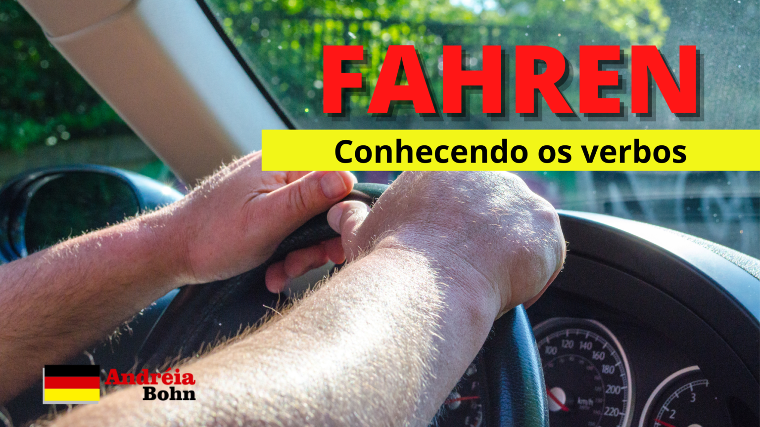 Conhecendo o verbo FAHREN | Frases com áudios | Andréia Bohn
